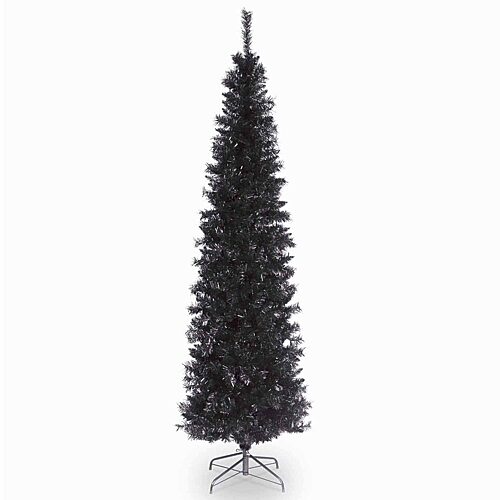 Click here for National Tree Co. Black Tinsel 6 Foot Christmas Tr... prices
