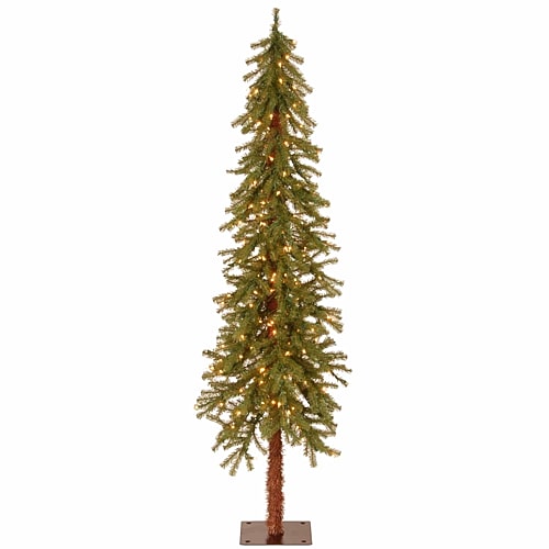 National Tree Company 6 Hickory Cedar Tree w/ 200 Clear Lights - Green