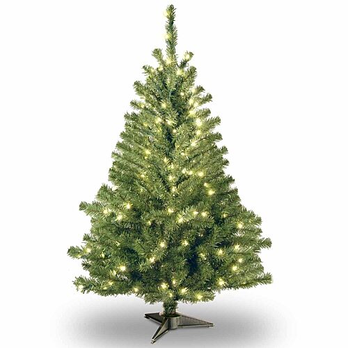 Click here for National Tree 4 Kincaid Spruce Tree w/100 Clear Li... prices