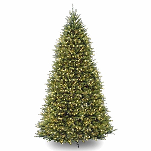 Click here for National Tree Co. Dunhill Fir Hinged 10 Foot Pre-L... prices