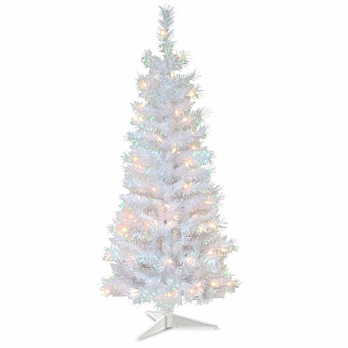 Click here for National Tree Co. White Iridescent 4 Foot Pre-Lit... prices