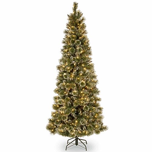Click here for National Tree Co. Glittery Bristle Pine 7 1/2 Foot... prices