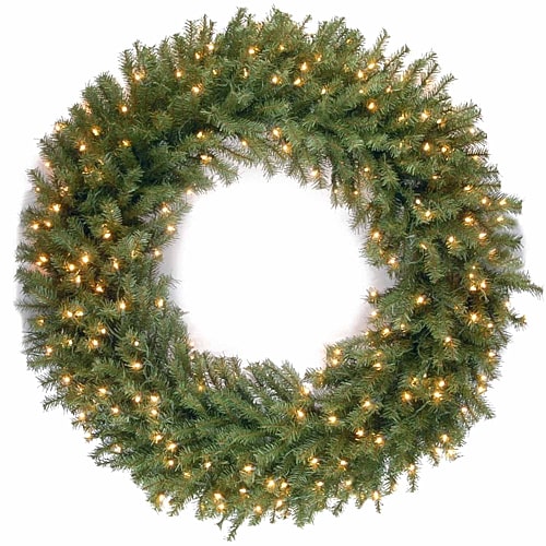 Click here for National Tree 48in. Norwood Fir Pre-Lit LED Wreath prices