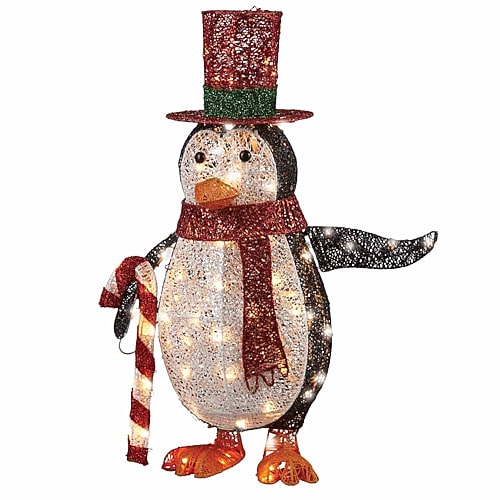 Click here for National Tree 3ft. Penguin with Pre-Lit LED Lights prices