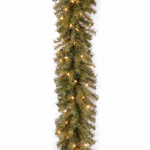 Click here for National Tree 9ft. Norwood Fir Garland w/Lights prices