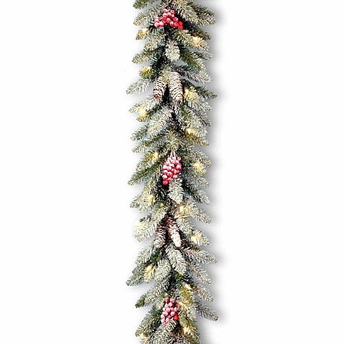 Click here for National Tree 9ft Dunhill Fir Garland w/Lights prices