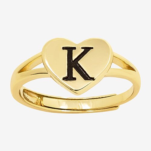 Click here for Sparkle Allure Initial Womens 2MM 14K Gold Over Br... prices
