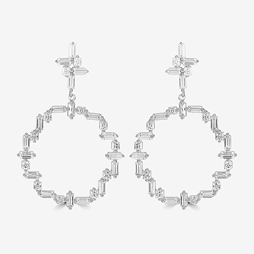 Click here for Diamonart Womens Cubic Zirconia Sterling Silver Cu... prices