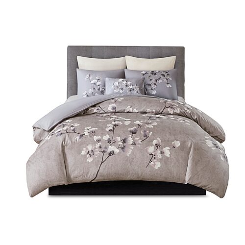 Click here for N Natori Sakura Blossom Cotton Sateen 3-Pc. Duvet... prices