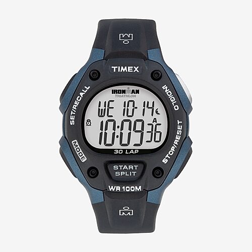 Click here for Timex Mens Black and Blue Strap Watch  One Size prices