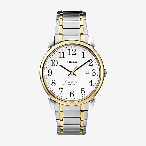 Click here for Timex Mens Two Tone Stainless Steel Expansion Watc... prices