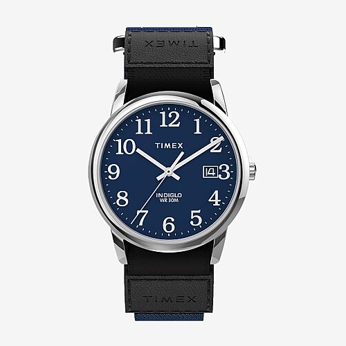 Click here for Timex Mens Black Fabric Fast Wrap Strap Watch Tw2u... prices