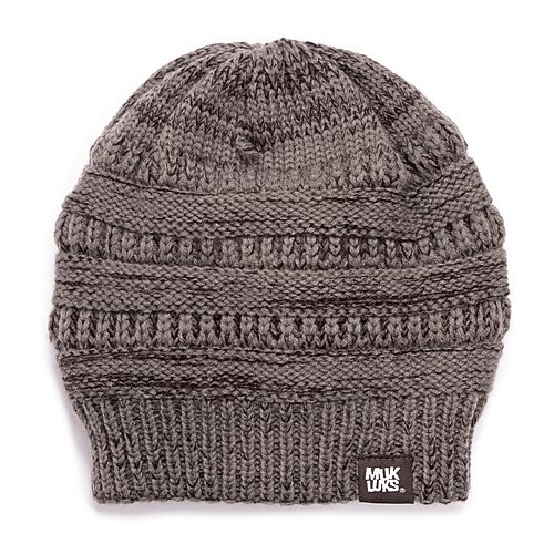 Click here for Muk Luks Mens Marl Beanie - Fossil/iron ox prices