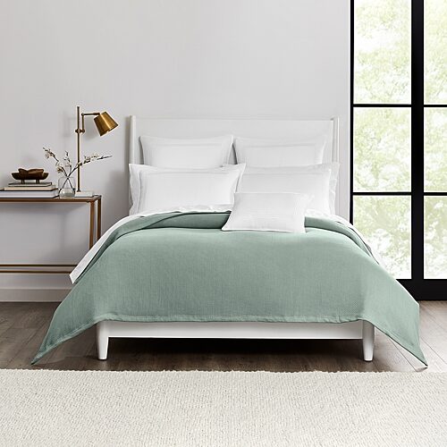 Click here for Fieldcrest 100 Cotton Blanket  One Size  Green prices