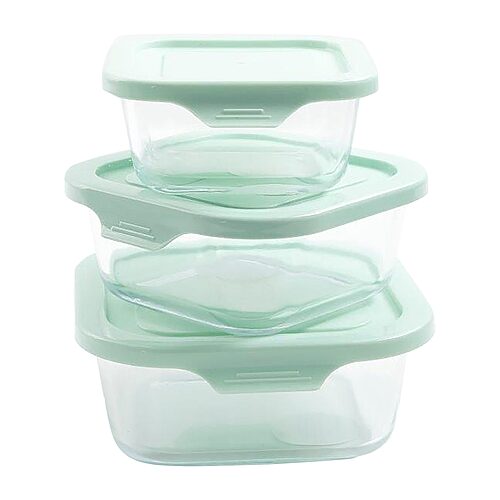 Click here for Martha Stewart Hadsell 6-pc. Square Glass Storage... prices