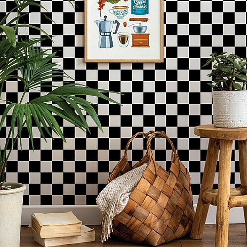 Click here for Tempaper Checkmate Peel & Stick Wallpaper  One Siz... prices