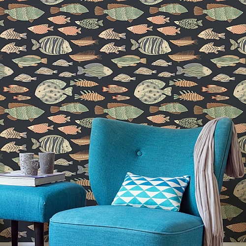 Click here for Tempaper Marine Fish Peel & Stick Wallpaper  One S... prices