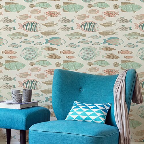 Click here for Tempaper Marine Fish Peel & Stick Wallpaper  One S... prices