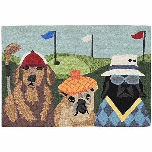 Liora Manne Frontporch Putts Mutts Area Rug