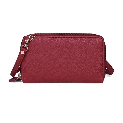 Click here for Womens Buxton Ultimate Organizer Solid Crossbody W... prices