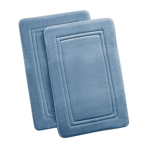 Click here for Truly Calm Bath Rug  One Size  Blue prices