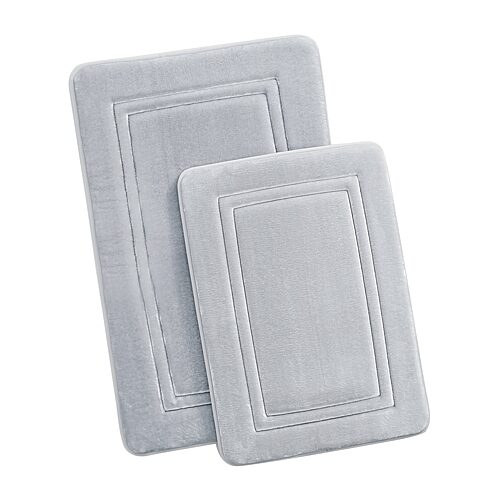 Click here for Truly Calm 2-pc. Bath Rug Set  One Size  Gray prices