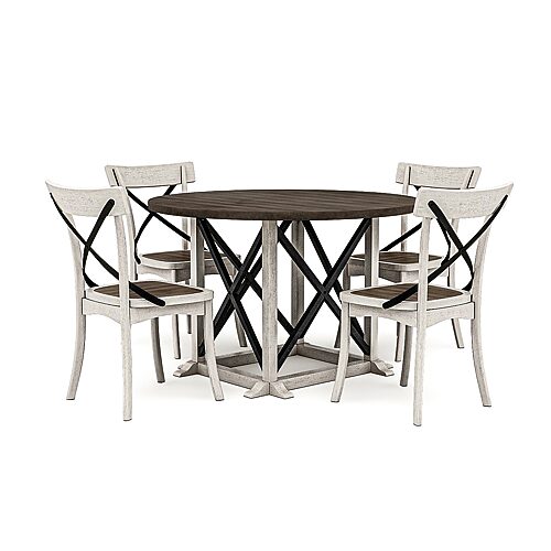 Click here for Furniture of America Voica 5-pc. Round Dining Set... prices