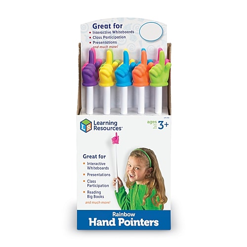 Click here for Learning Resources 15 Rainbow Hand Pointers Set Of... prices