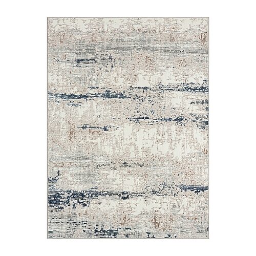 Lr Home Atlas Atl-53 5 x 7 Area Rug - Beige  Blue