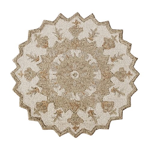 Click here for Lr Home Arabella ABA706 3 x 3 Round Area Rug - Tan... prices