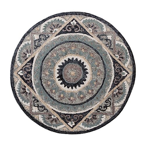 Click here for Beatrice Qiera Medallion Hand Tufted 3âX3â Ind... prices