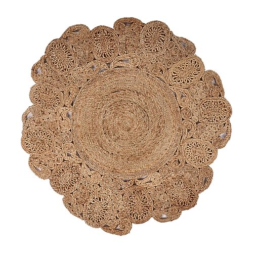 Click here for Brynn Frey Floral Braided Stain Resistant Indoor R... prices