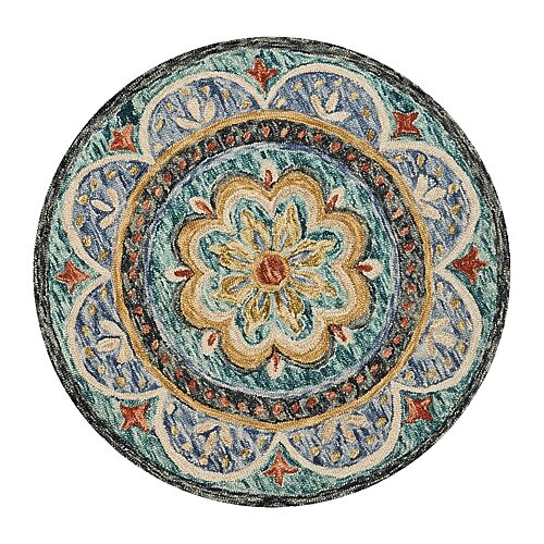 Click here for Lr Home Radiance Rdc-104 6 x 6 Round Area Rug - Mu... prices