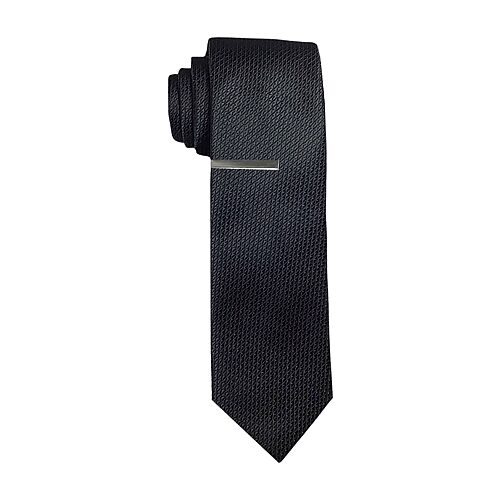 Click here for J. Ferrar Solid Tie Set  One Size  Black prices