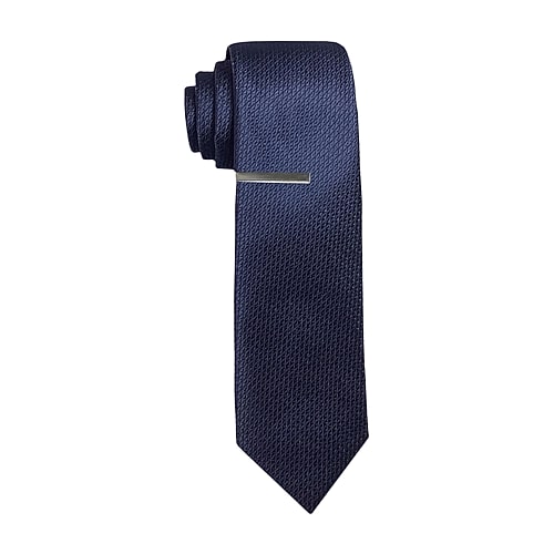Click here for J. Ferrar Solid Tie Set  One Size  Blue prices