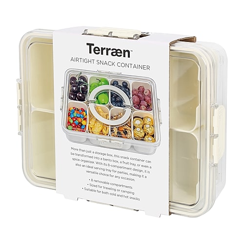 Click here for Terraen Air-Tight Snack Container Divided Tray  On... prices