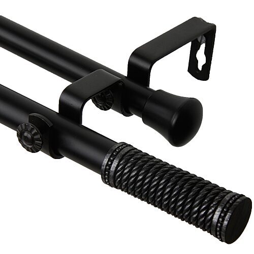 Click here for Rod Desyne Threaded 13/16 Adjustable Double Curtai... prices