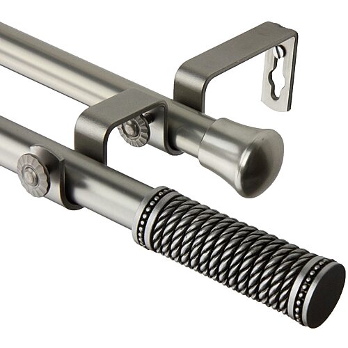 Click here for Rod Desyne Threaded 13/16 Adjustable Double Curtai... prices