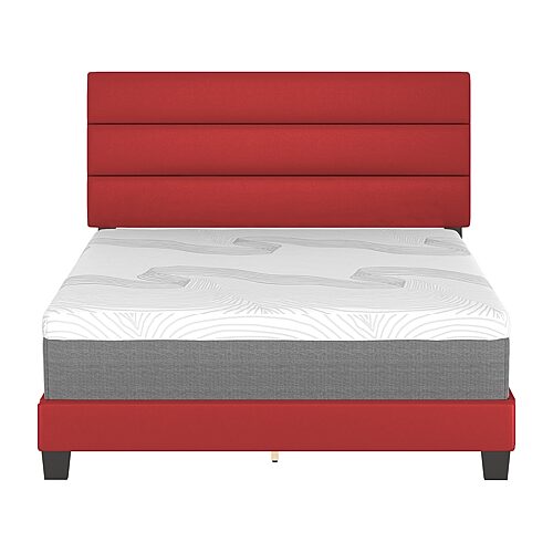 Click here for Boyd Sleep Piedmont Leatherette Upholstered Platfo... prices