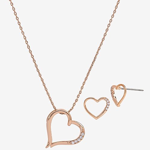 Click here for Sparkle Allure Womens Cubic Zirconia 18K Rose Gold... prices