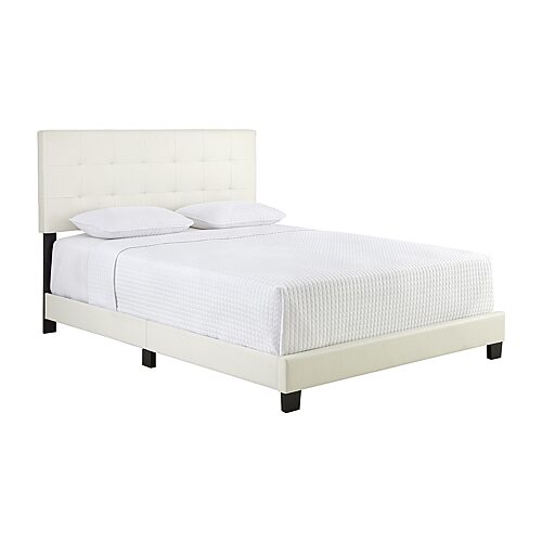 Click here for Roman Wooden Platform Bed  One Size  White prices