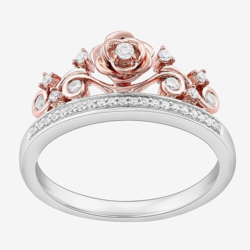 Click here for Enchanted Disney Fine Jewelry Womens 1/6 CT. T.W.... prices