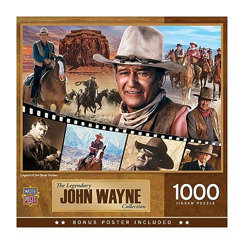 Click here for Masterpieces Puzzles John Wayne - Legend Of The Si... prices