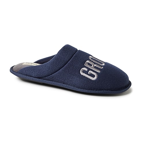 Click here for Dearfoams Mens Memory Foam Slip-On Slippers  Small... prices