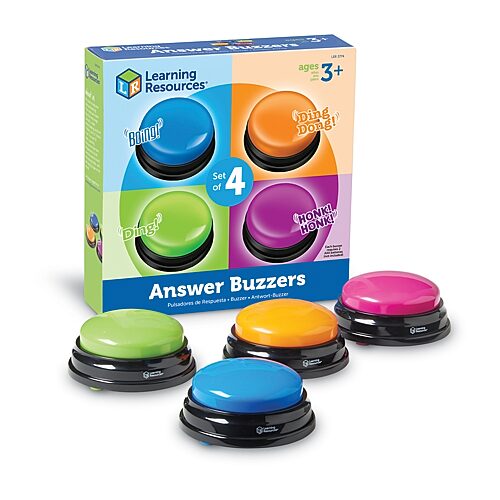 Learning Resources LER3774 Answer Buzzers Set Of 4