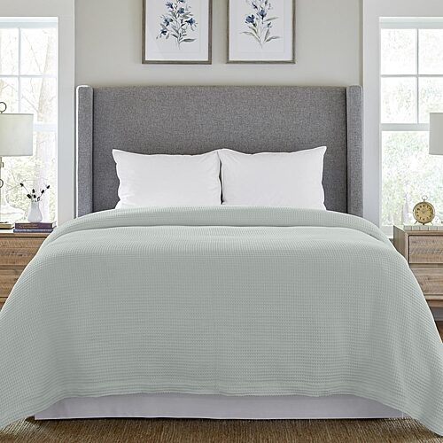 Click here for Pointehaven Cotton Waffle Luxury Sized Midweight B... prices