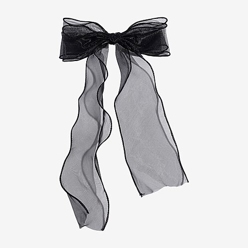 Click here for Bijoux Bar Floral Bow Hair Bow  One Size  Black prices