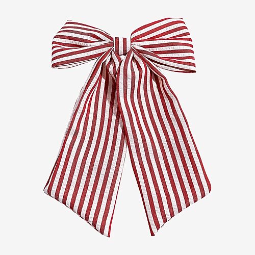Click here for Arizona Stripe Hair Bow  One Size  Red prices