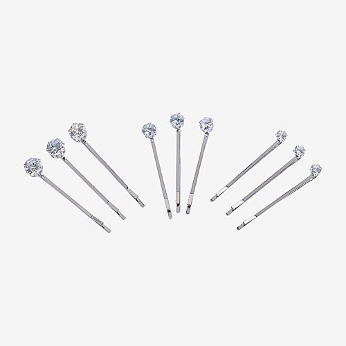 Click here for Bijoux Bar 9-pc. Bobby Pin  One Size  Silver prices