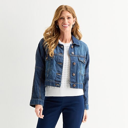 Click here for Liz Claiborne Denim Womens Tall Lightweight Jacket... prices